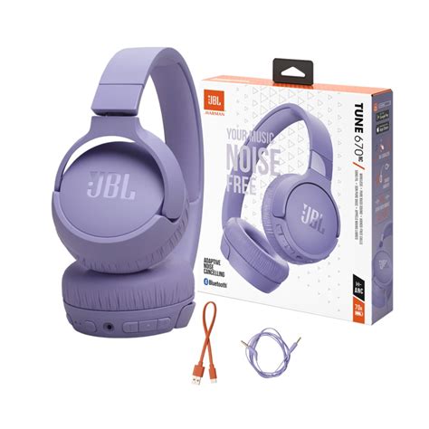Jbl Tune Nc Adaptive Noise Cancelling Wireless On Ear Headphones Bluetooth Jbl Pure