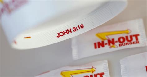 Why Does In N Out Print Bible Verses On Its Cups And Wrappers