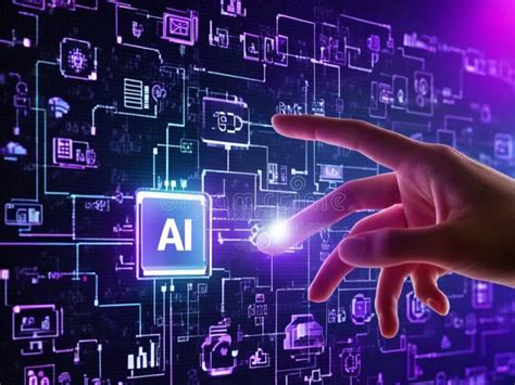 Ai Artificial Intelligence Machine Learning Stock Illustration