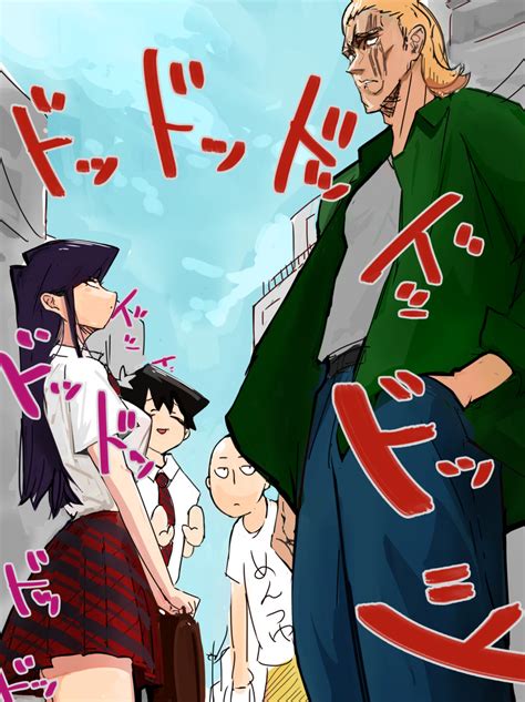 Higemu King One Punch Man Komi Shouko Saitama One Punch Man