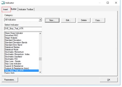 How To Add A New Indicator Using The Indicator Builder Bullcharts Knowledge Base