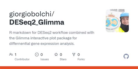 github giorgiobolchi deseq2 glimma r markdown for deseq2 workflow