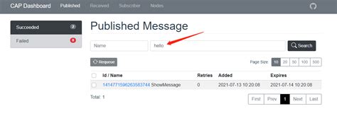 Dashboard Search Bug Unable To Search Chinese Issue Dotnetcore CAP GitHub