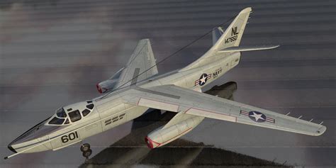Douglas A 3b Skywarrior 3d Model By Chipbasschaos