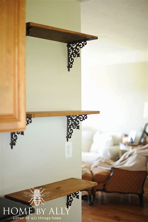 Home By Ally DIY Open Shelving