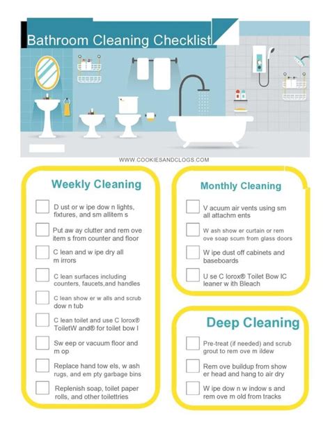 40 Printable House Cleaning Checklist Templates Templatelab