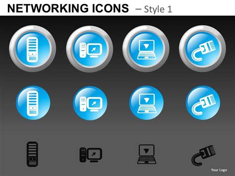 Networking Icons Style Powerpoint Presentation Slides DB Presentation PowerPoint Images