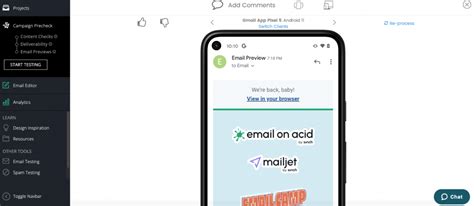 Mobile Email Previews Test With Android And IOS Email On Acid