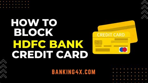 How To Block HDFC Credit Card In 2023Quickly