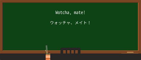 【英単語】wotchaを徹底解説！意味、使い方、例文、読み方 おもしろい英文法