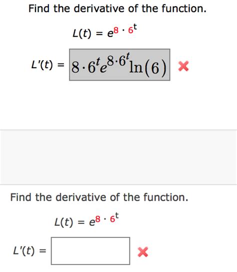 Solved Find The Derivative Of The Function Chegg