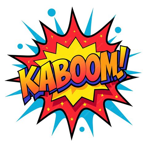 Premium Vector Comic Kaboom Splash Vector Illustration