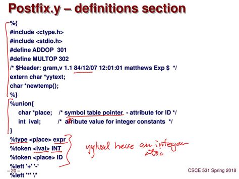 Lecture 14 Semantic Actions Ii Ppt Download