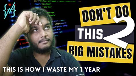 Avoid These Fatal Mistakes While Learning To Code YouTube