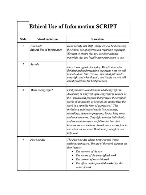Copyright Script Pdf Copyright Script Pdf