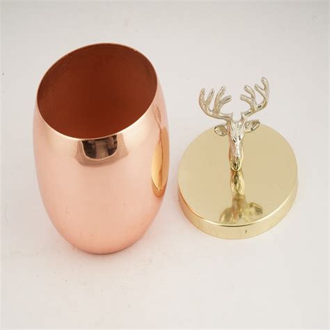 350 Ml Polished Copper Container Packaging Type Box At Rs 350piece