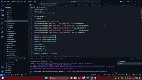 Sayali Gurav On Linkedin Computervision Python Innovation Aircanvas Opencv Fun 27 Comments