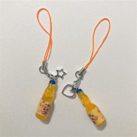 Mini Orange Ramune Phone Charm 🍊 Simple But Depop