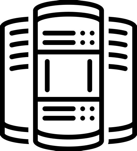 Server Royalty Free Vector Image Vectorstock
