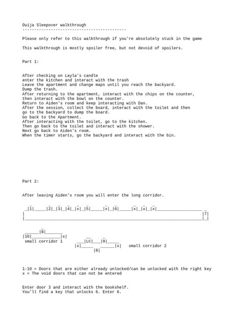 walkthrough pdf home