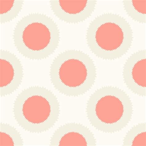 Premium Vector Colorful Abstract Round Geo Seamless Pattern Polka Dot Geometric Background