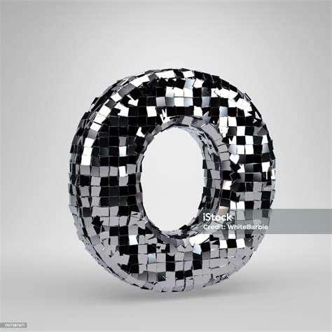 크롬 디스코 공 대문자 O 흰색 배경에 고립입니다 3d 렌더링 알파벳입니다 3차원 형태에 대한 스톡 사진 및 기타 이미지 3차원 형태 구 나이트클럽 Istock