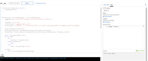 Python 3x Cant Copydownload A Blob Storage File To Azure Functions Folder Stack Overflow