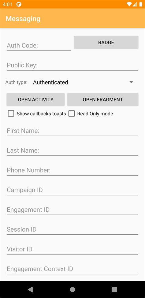 Mobile App Messaging Sdk For Android — Sample App Liveperson Developer Center