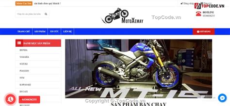 Full Topingsource Code Báo Cáo Slide Database Website Bán Motor