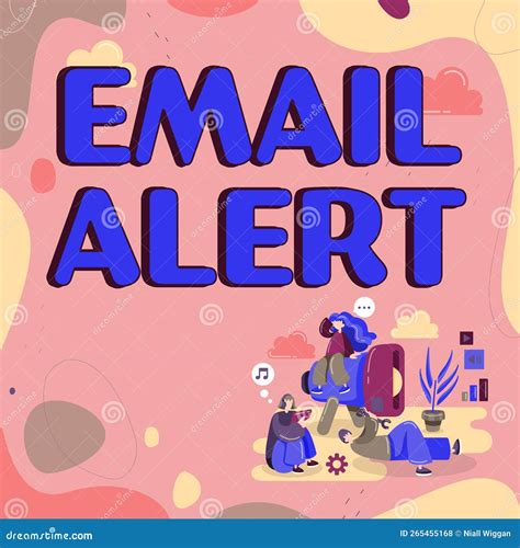 Inspiration Showing Sign Email Alert Word Written On Emails Auto Generated And Sent To