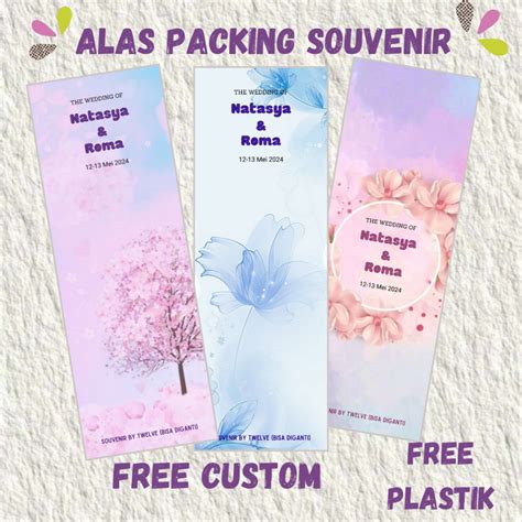 Jual Alas Packing Untuk Souvenir Free Plastik Shopee Indonesia