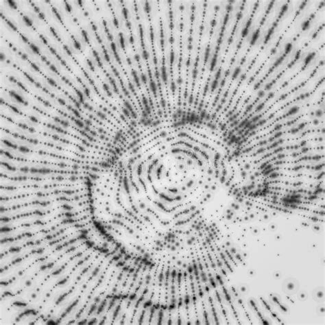 Array With Dynamic Particles 3d Technology Style Abstract Background