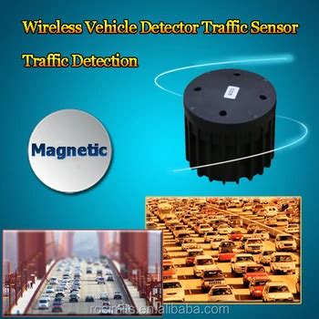 Wireless Vehicle Detector Traffic Magnetic Sensor Traffic Car Detection Magnetometer For Road
