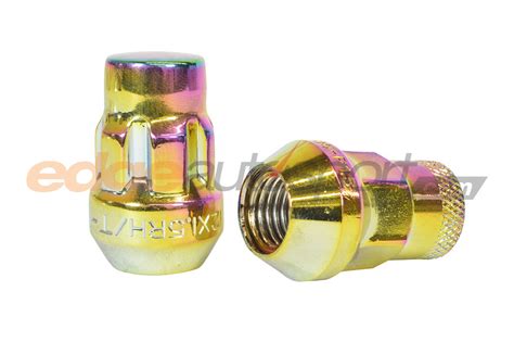 Muteki Sr35 Closed End Locking Lug Nut Kit 12x15 Neon