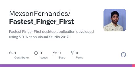 Github Mexsonfernandesfastestfingerfirst Fastest Finger First