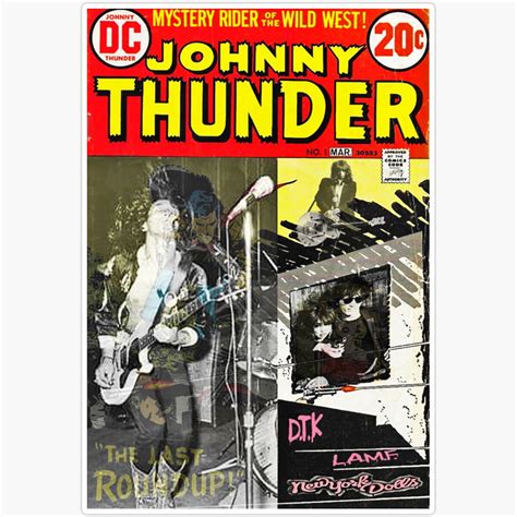 Kira Johnny Thunders As Johnny Thunder Sticker Decorative Laptop Phone