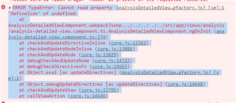 TypeError Cannot Read Property DefineIcon Of Undefined In Angular Project Issue
