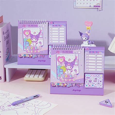 Sanrio Kuromi Countdown Check In 2026 Desk Calendar Kawaiistories