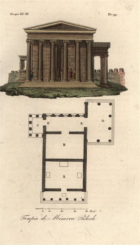 Erechtheion Floor Plan Louis Boitte The Erechtheion On The