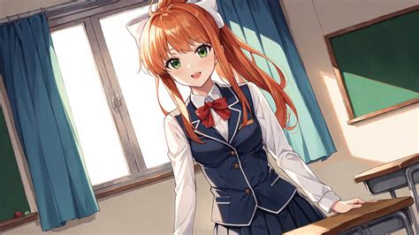Monika Ddlc 10 By Artcave19 On Deviantart