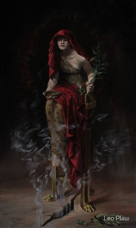 Oracle Of Delphi By Leo Plaw Redbubble