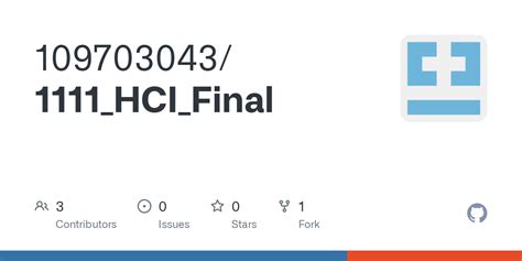 Github 1097030431111hcifinal