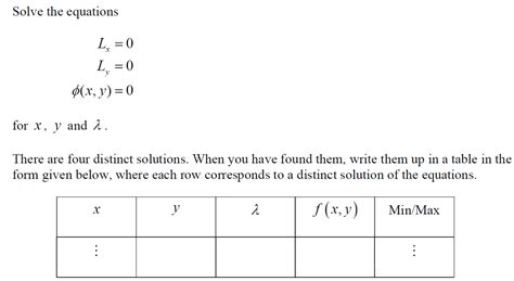 Solved Onsider The Function F X Y Xy Subject To The Chegg Com