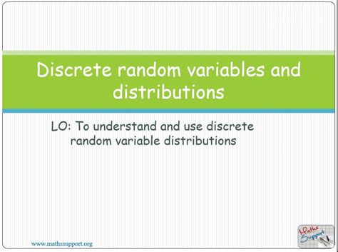 Maths Ibaa 471 Discrete Random Variable Prob Distrib