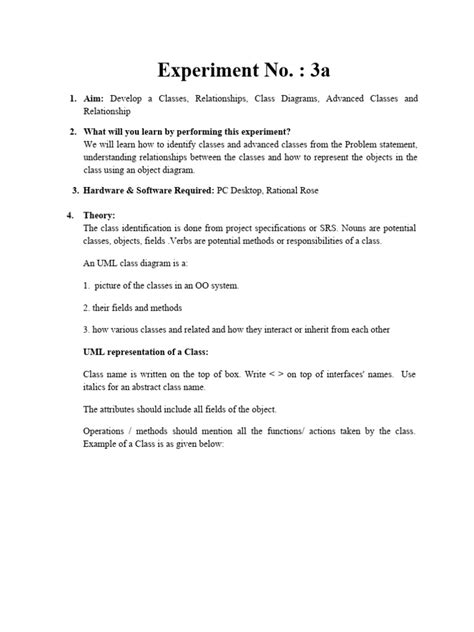 Experiment No 3a Handout Pdf