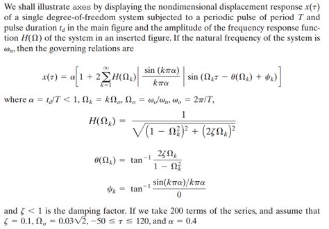 Solved In The Matlab Find Response Of A Single Chegg