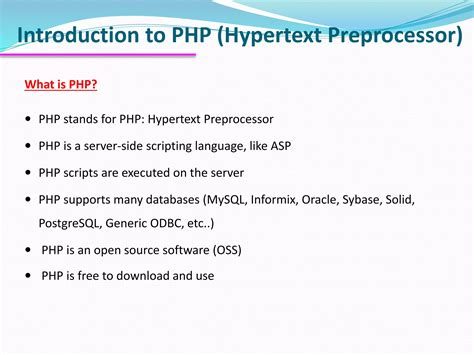 Web Development Course Php Lecture 1 Pdf Web Development Internet