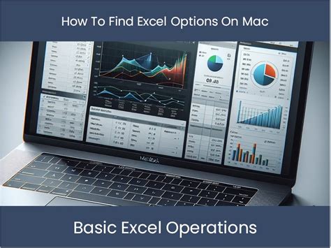 Excel Tutorial How To Find Excel Options On Mac Excel
