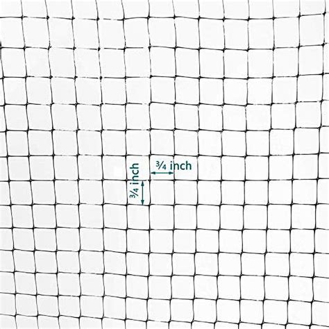 Feitore 7 X 100 Black Deer Netting With 10 Installation Nails And 50 Cable Ties