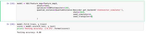 Python Quantum Machine Learning Qiskit Ramdon Accuracy Using VQC And Iris Dataset Stack